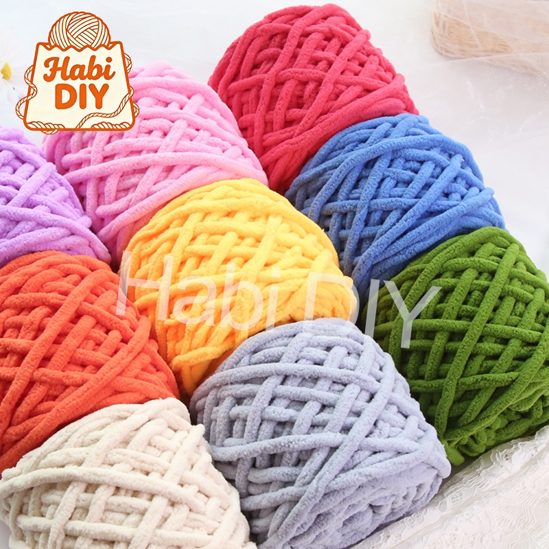 Single-ply bulky ice stick yarn 100g Super Soft Milk Cotton Yarn Smooth ...