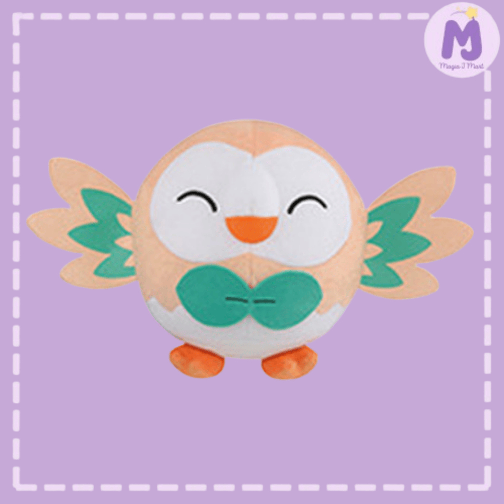 Banpresto - Pokemon Pocket Monsters Korotto Manmaru Nuigurumi - Rowlet ...