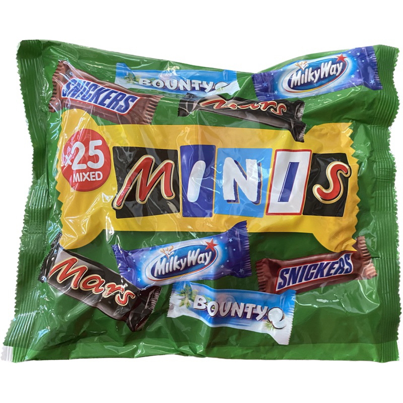 Mars Mixed Minis 400g (25PCS Assorted Chocolates Inside) -500g | Shopee ...