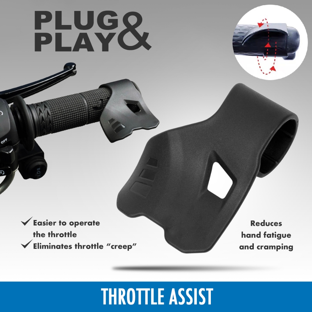 Motorcycle Universal Motorcycle Throttle Booster Handle Grip - Right ...