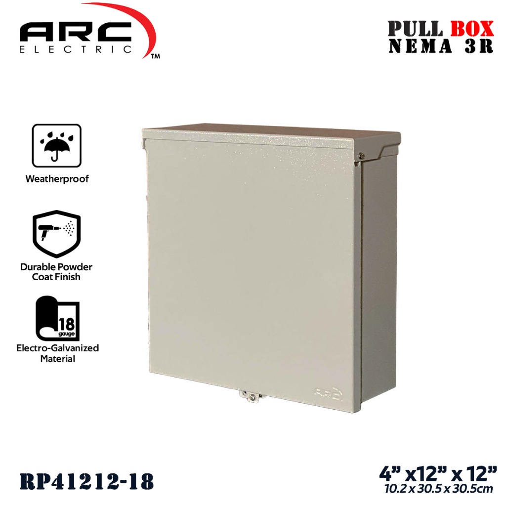 ARC PULLBOX Rain-tight Metal Enclosure NEMA 3R 18-gauge | Shopee ...