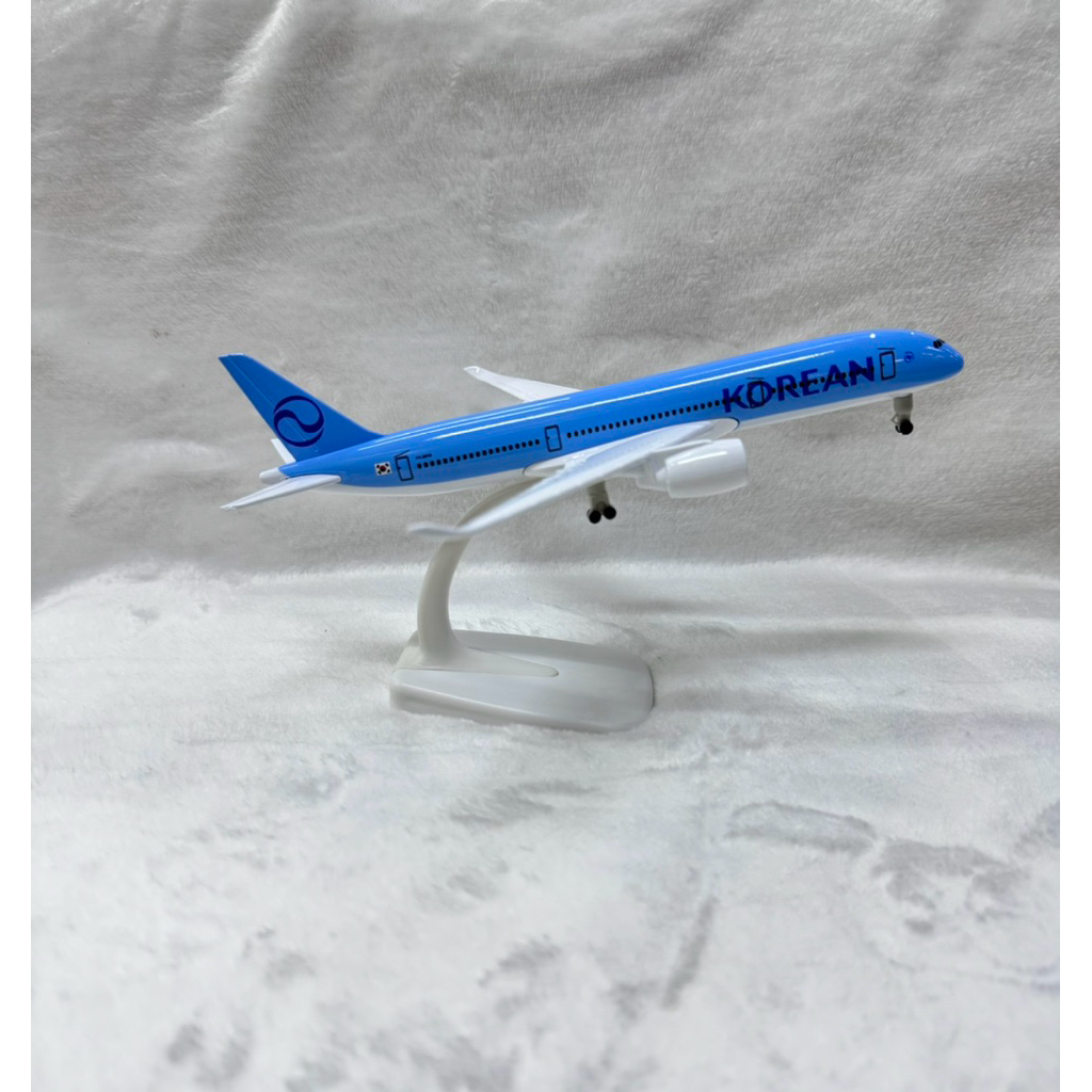 Korean Airplane with landing gear B787 Diecast Aircraft Model toy ...
