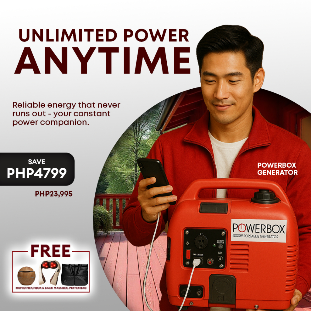 Powerbox 1000W Portable Generator | Shopee Philippines