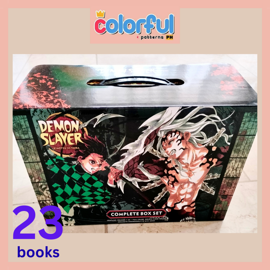 Demon Slayer (English) Complete Boxed Set (23 Books/Set) | Shopee ...