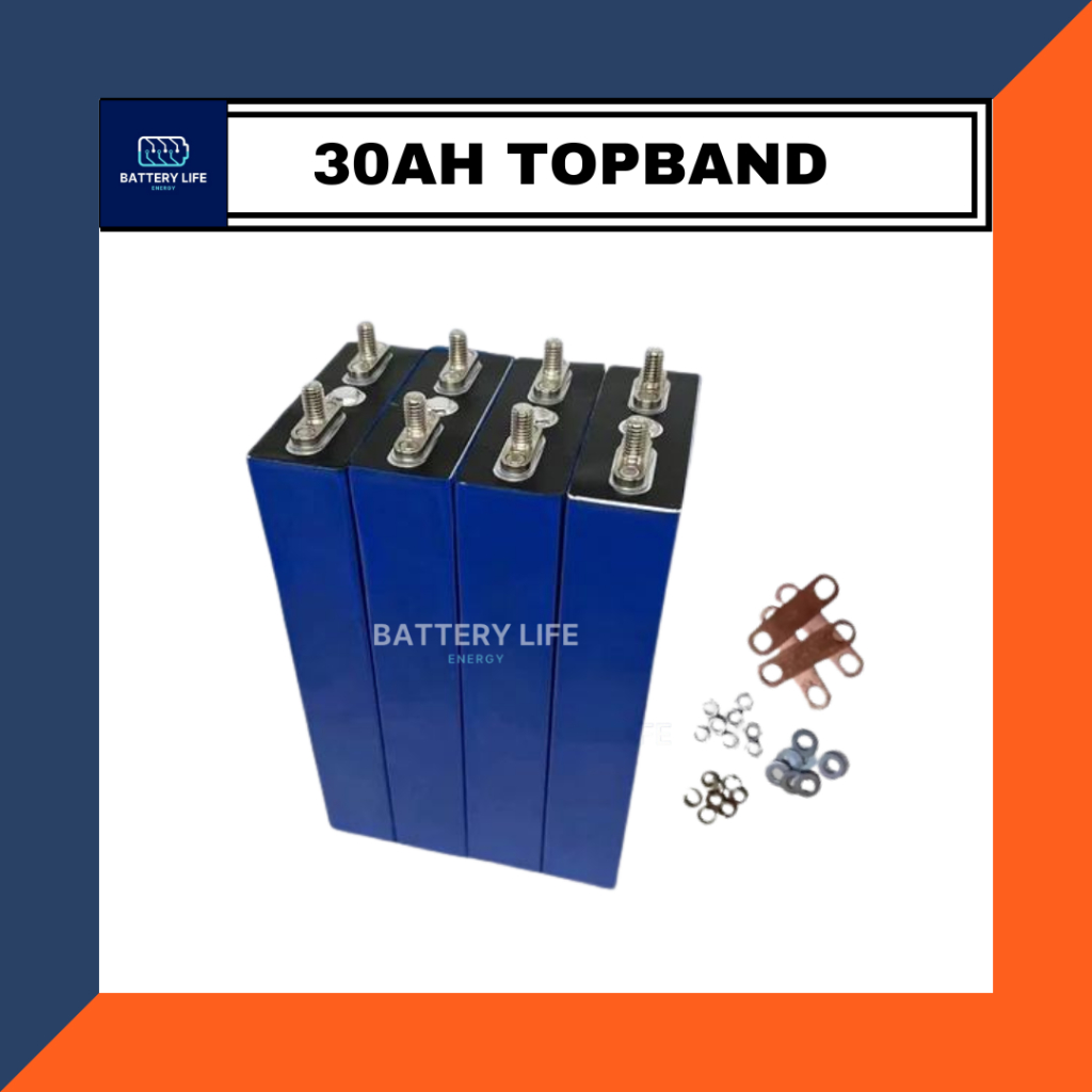 30AH 3.2v TOPBAND Lifepo4 Battery Prismatic Lithium Ion Battery ...