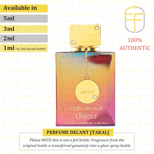 DECANT | Armaf CDN Untold (MFK BR540 alternative) | Shopee Philippines