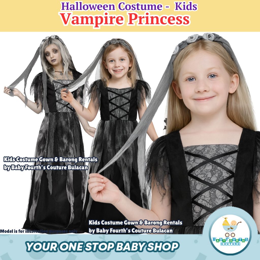 Scary Halloween Cosplay Dress for Girls, Book Character Kids Zombie ...
