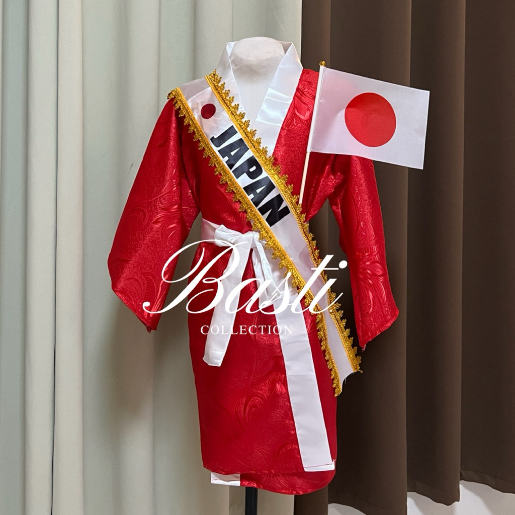JAPAN COSTUME FOR UNITED NATIONs FOR KIDS (GIRL and BOY) | Shopee ...