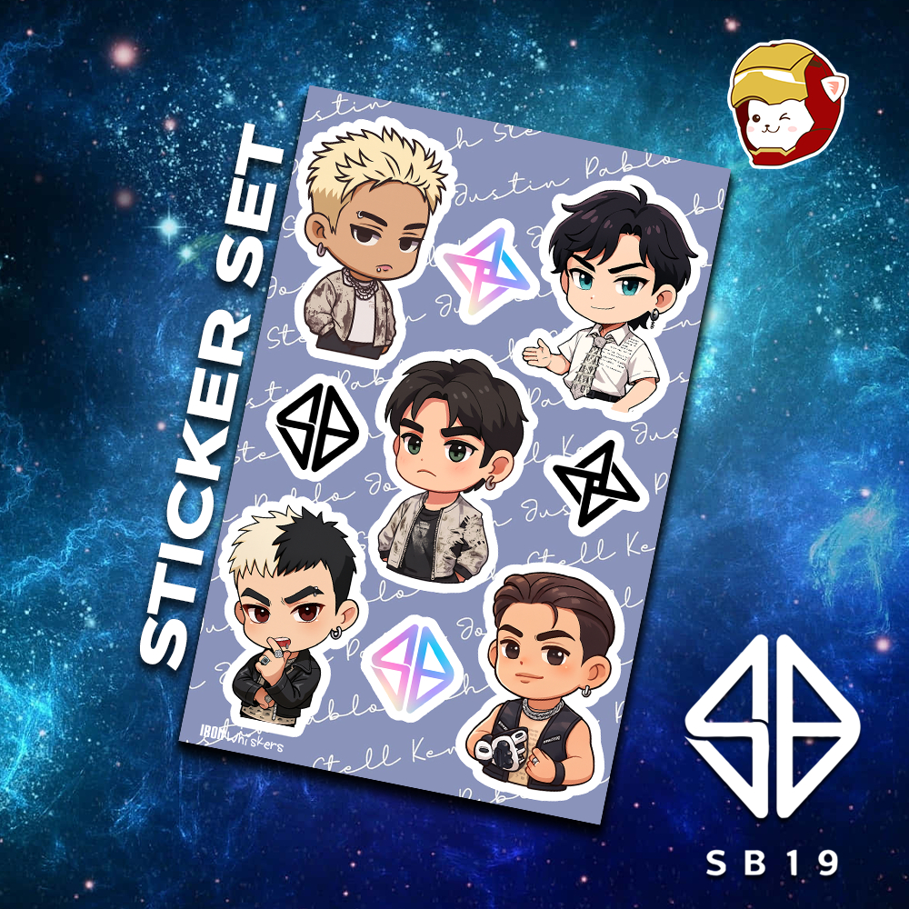 SB19 Felip Stell Justin Josh Cullen Pablo 2025 | Vinyl Stickers ...