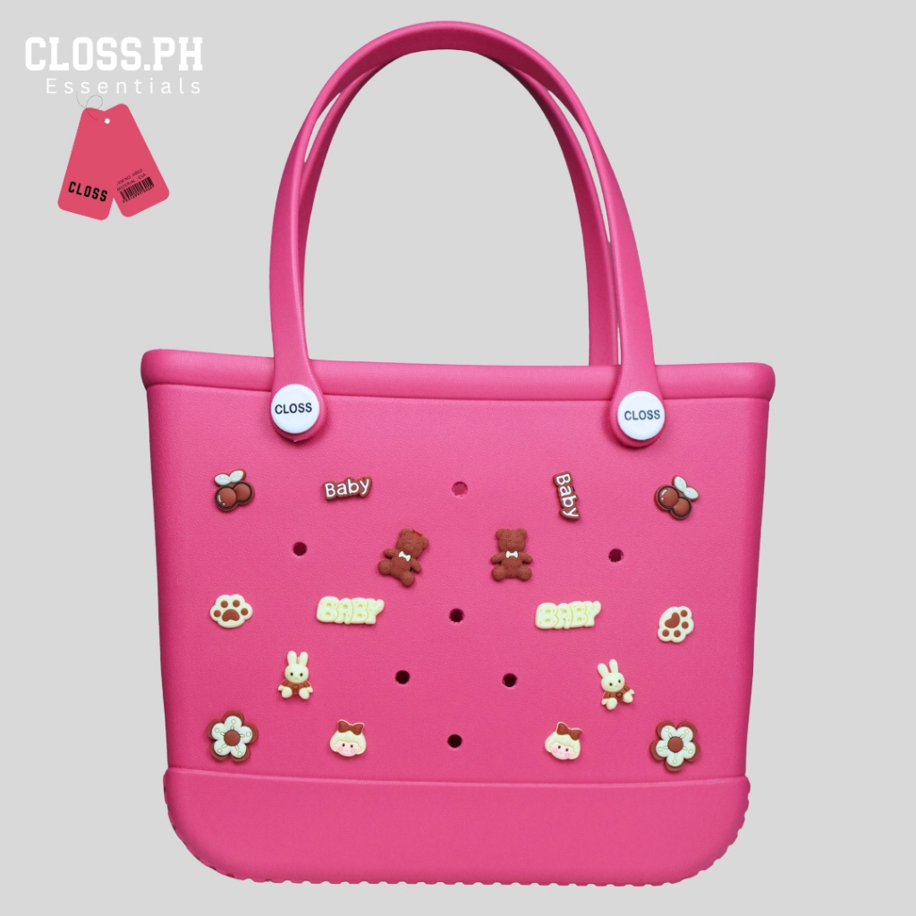 CLOSS Women's Fashion EVA Tote Bag Beach Bag For Women | Shopee Philippines