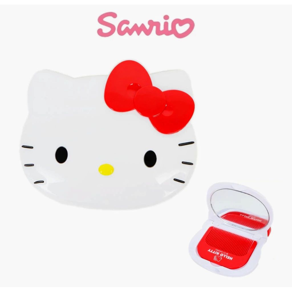 HELLO KITTY SANRIO JAPAN COMPACT MIRROR COMB | Shopee Philippines