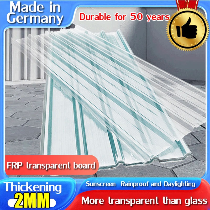 FRP Fiberglass Longspan RIB TYPE roof daylighting board, sunshade, rain ...