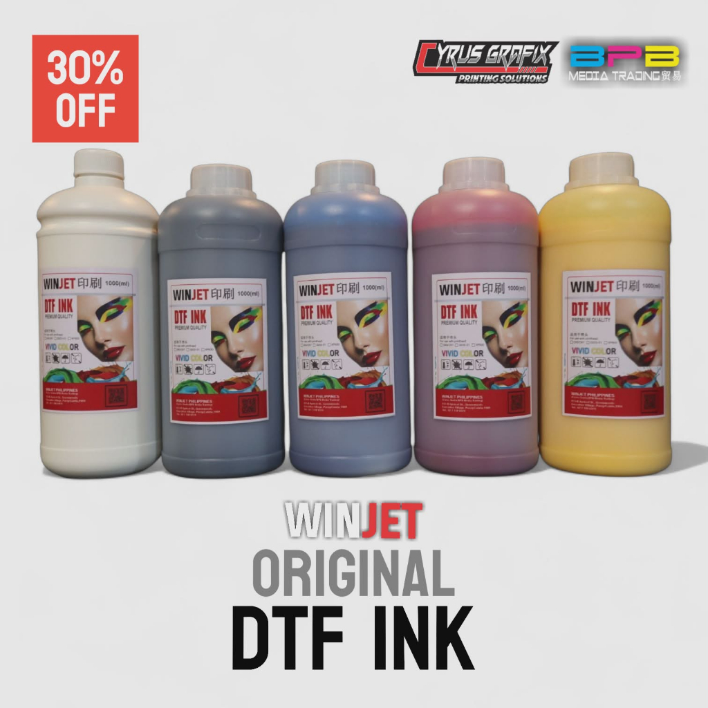 WINJET PREMIUM DTF INK CMYKW | Shopee Philippines