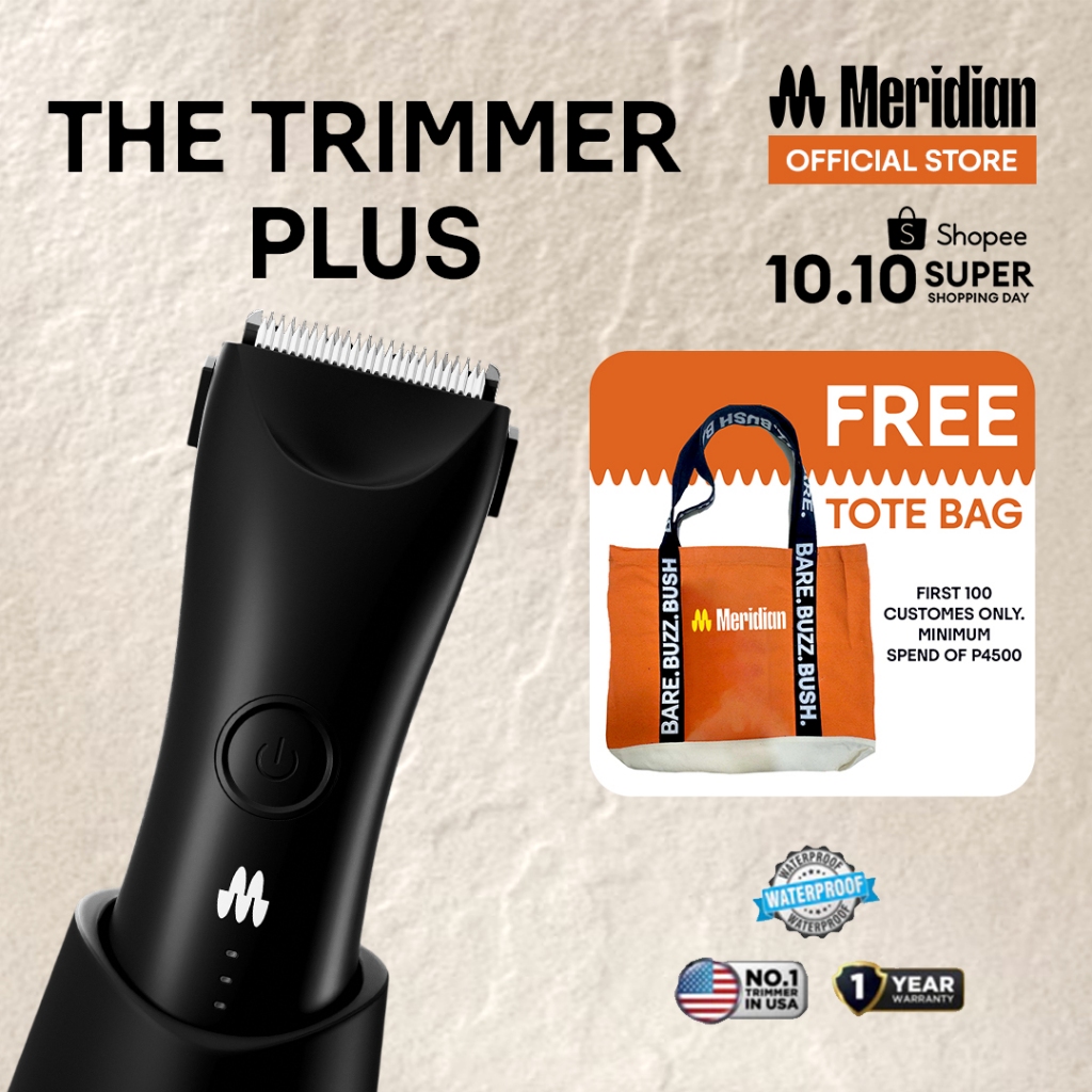 Meridian The Trimmer Plus Waterproof Electric Razor Body & Hair Shavers ...