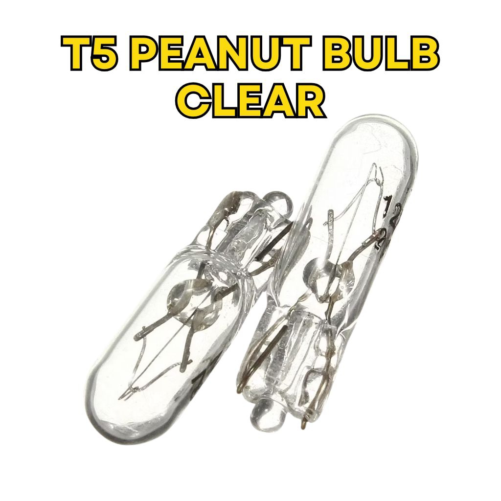 T5 PEANUT BULB CLEAR SOLD PER PACK | Shopee Philippines