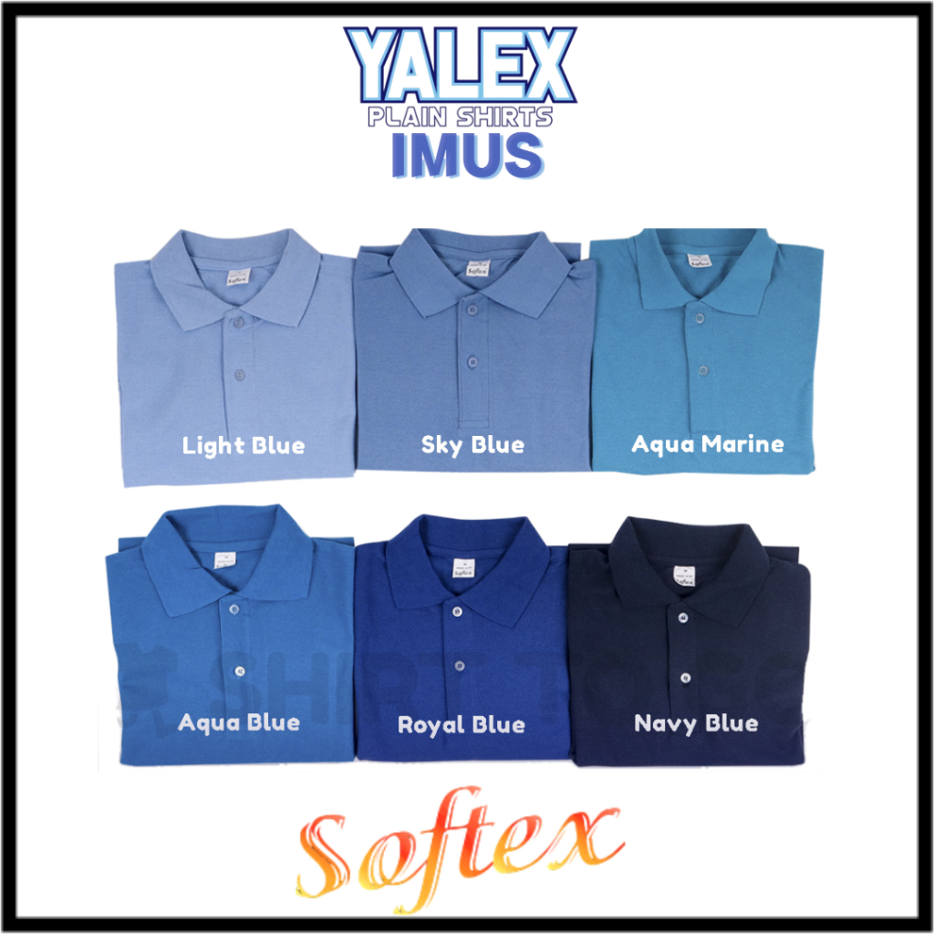 SOFTEX POLO SHIRT HONEYCOMB FOR MEN AND WOMEN ALL KINDS OF BLUE COD ...