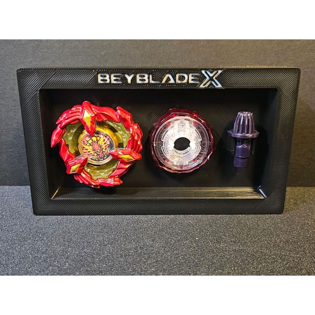 Beyblade X Separated Display - Includes Red and Green Beyblades with ...