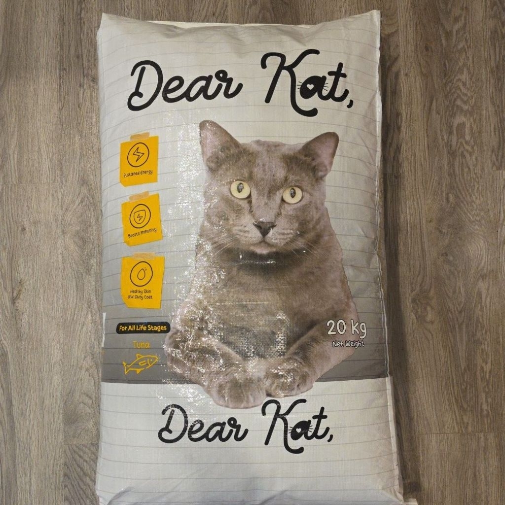DEAR KAT 20KG TUNA FLAVOR ALL STAGE | Shopee Philippines
