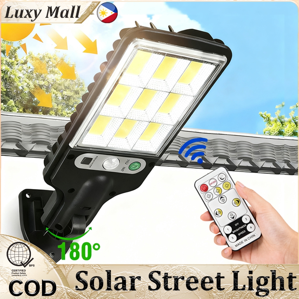 Luxy 108 COB Solar Street Light Outdoor Waterproof 300W Motion Sensor ...