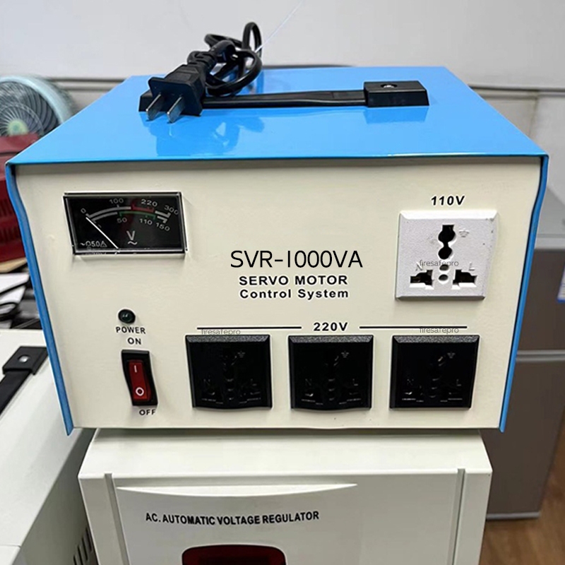 AVR Automatic Voltage Regulator SVR-1000VA/1500VA Servo Type AVR Time ...