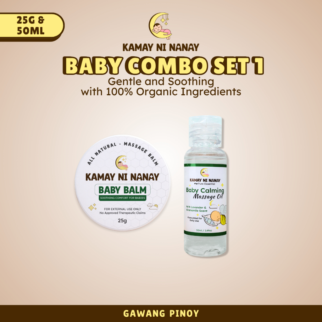 Kamay ni Nanay Baby Balm Baby Rub & Calming Massage Oil for Babies ...