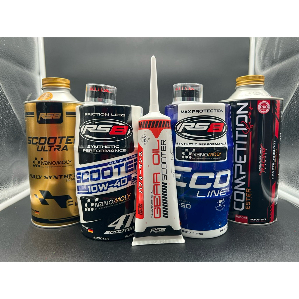RS8 OIL SET WITH GEAR OIL | Shopee Philippines