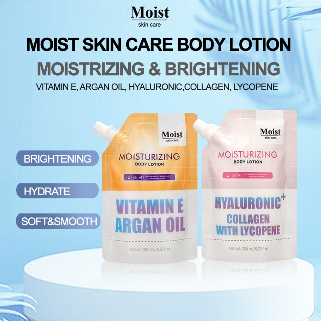 Moist Skin Care Whitening & Moisturizing Body Lotion 200ml Vit. E ...