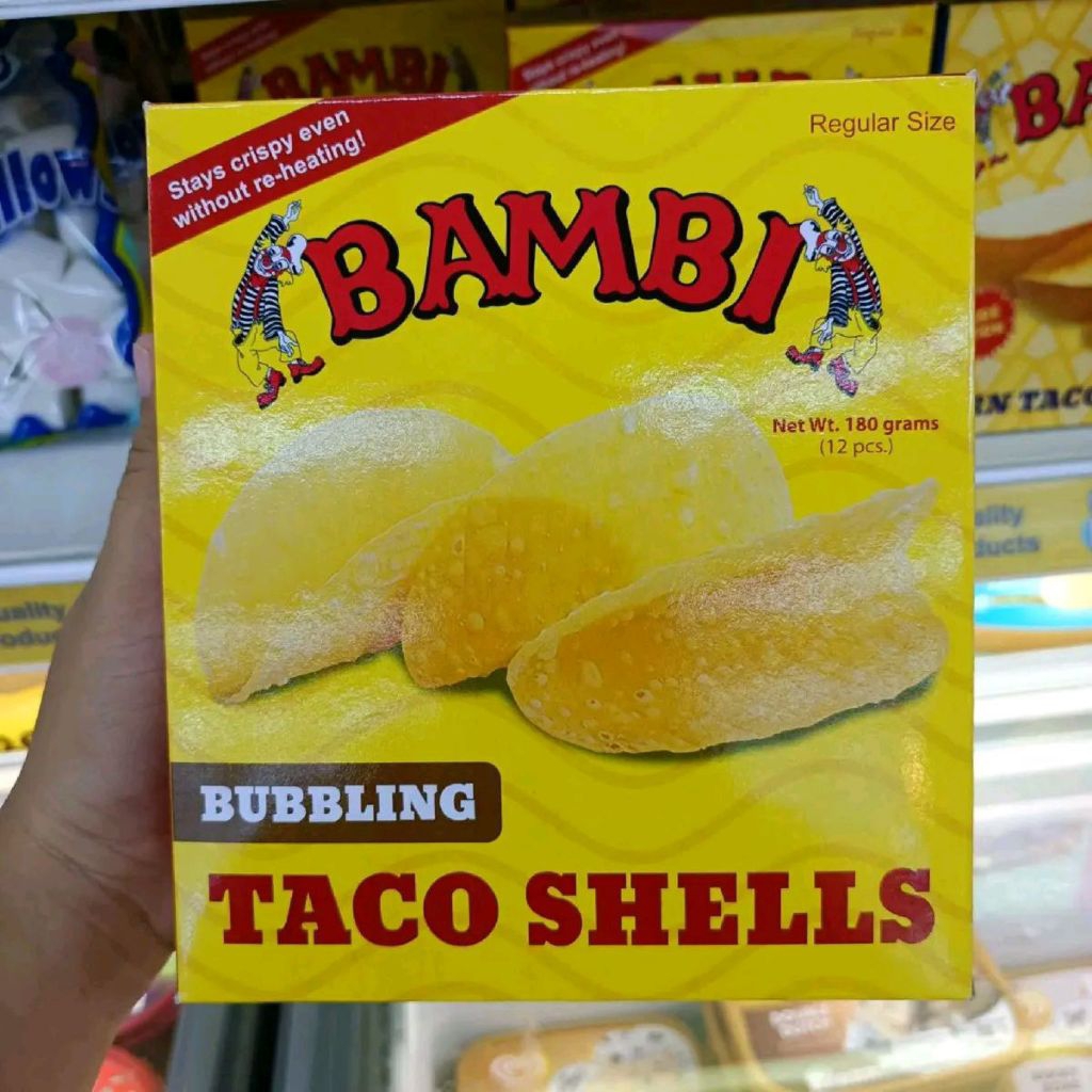 Bambi Taco Shell 12pcs 180g | Shopee Philippines