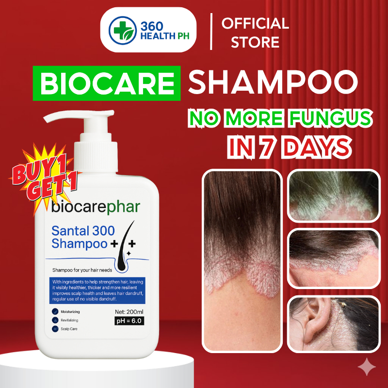 [BUY 1 GET 1]BIOCARE Organic Shampoo Anti-Fungal &Dandruff for Woman ...