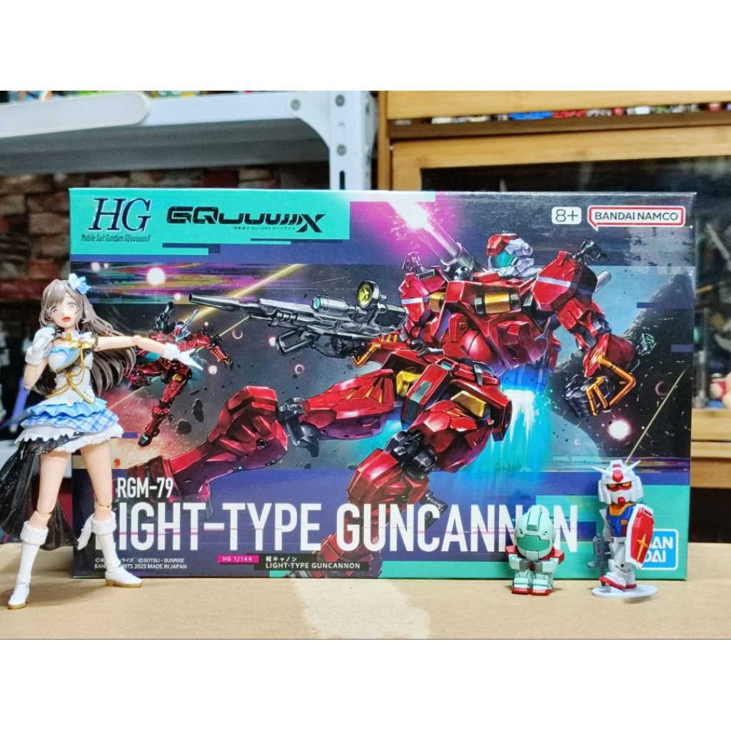 Bandai Gundam - HGUC Gquuux 1/144 Mobile Suit Gundam Light-Type ...