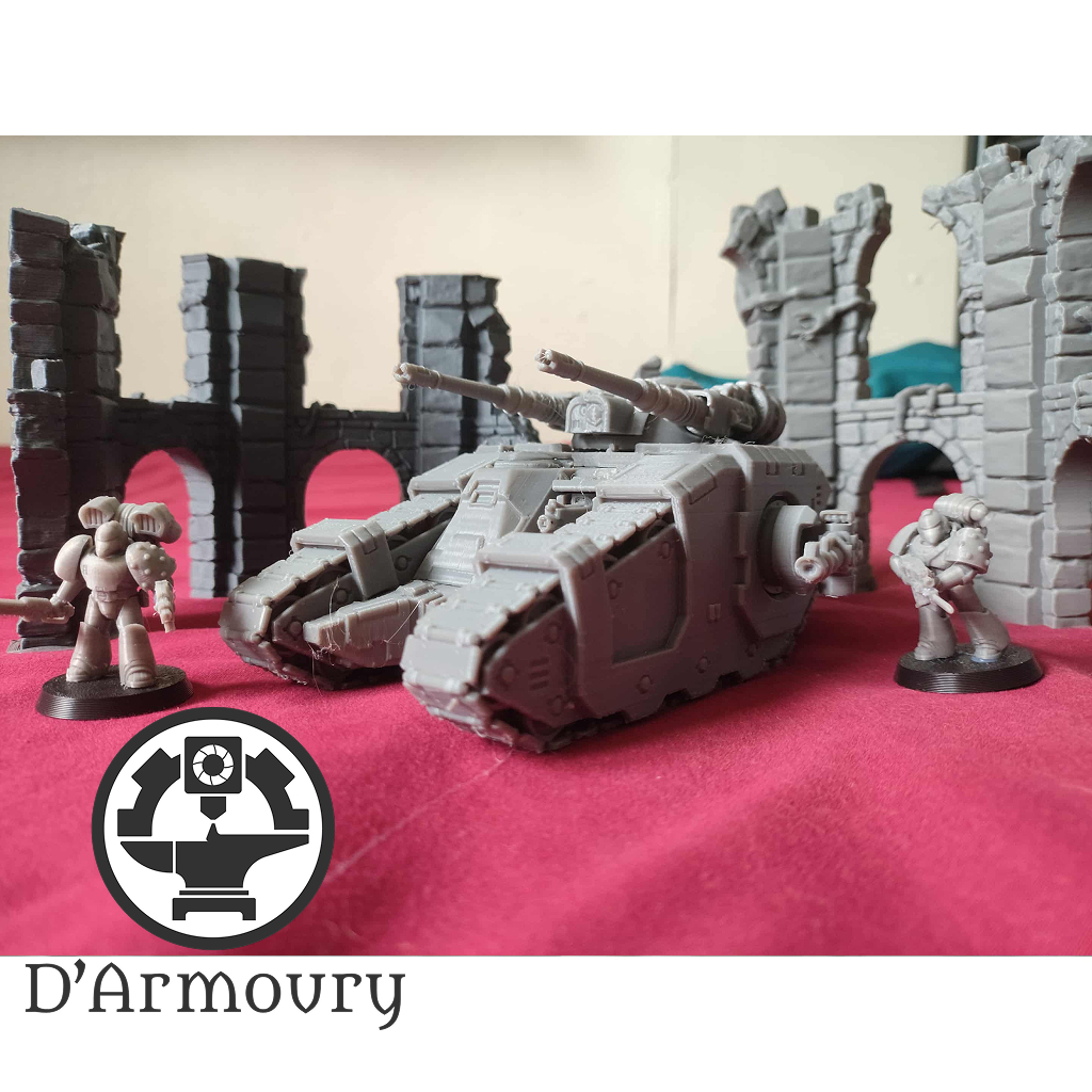Sickharan Tank 3D Printed FDM 40k (READ DESCRIPTION FIRST!) | Shopee ...
