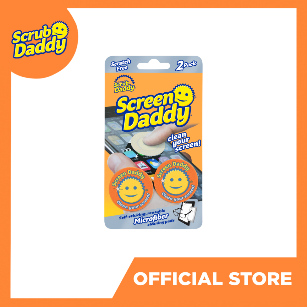 Screen Daddy ORANGE 2ct- Reusable Microfiber Pads for Screens | Shopee ...
