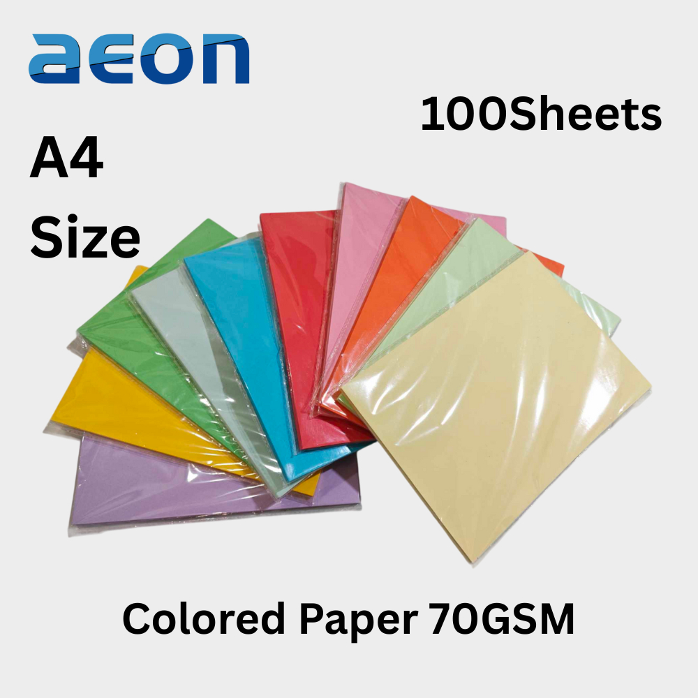 A4 Size Printable Colored Paper 70gsm Stationary School Supplies ...