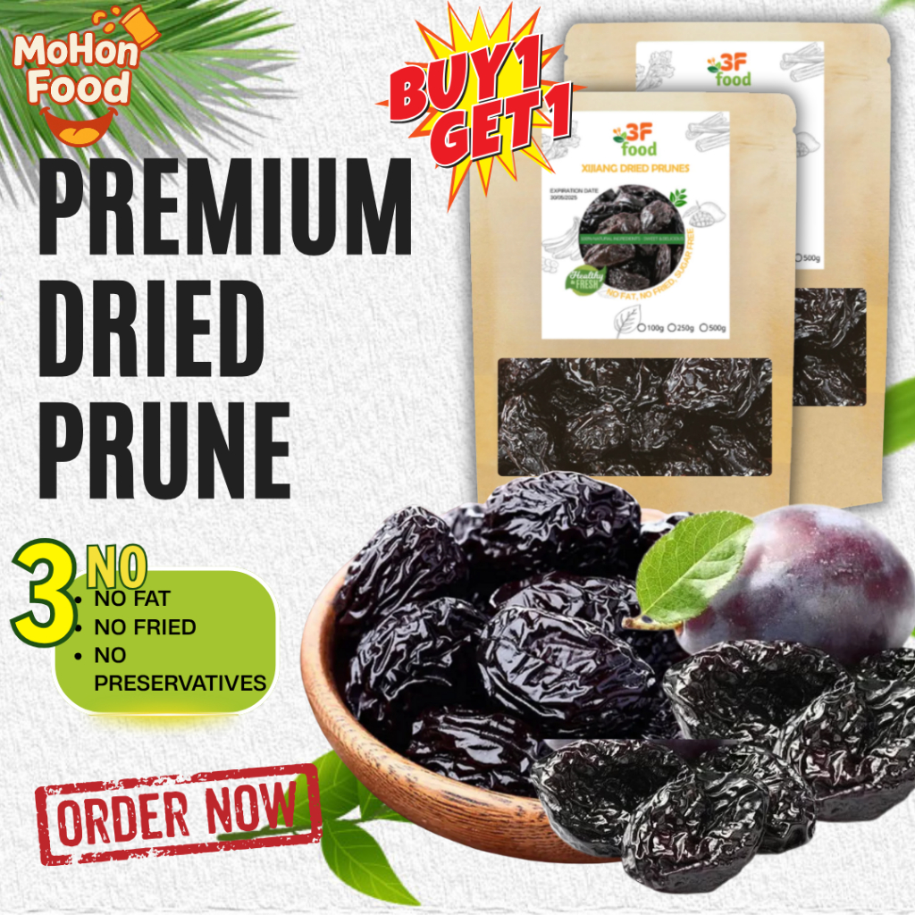 [BUY1 GET1] PREMIUM DRIED PRUNE 3F FOOD - Healthy Snacks for Digestion ...