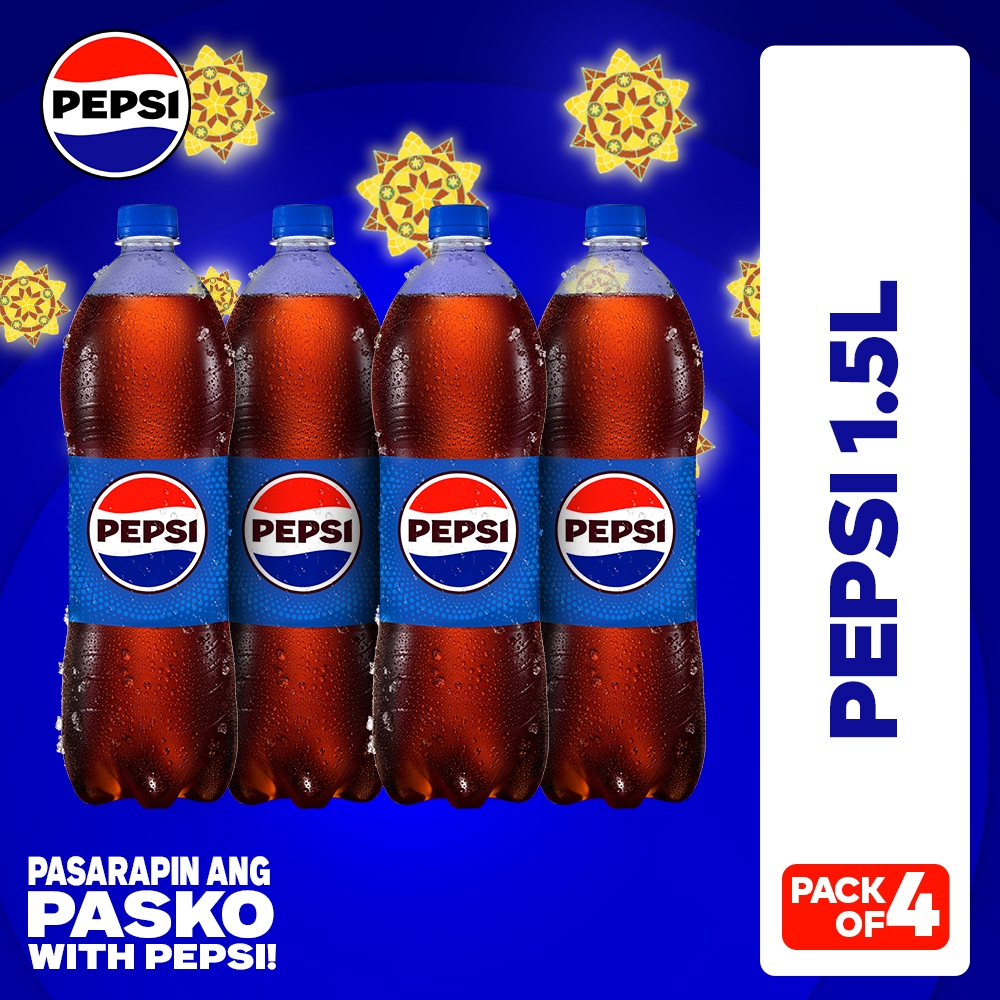 Pepsi Cola Regular Drink 1.5L - Pack of 4 | Shopee Philippines