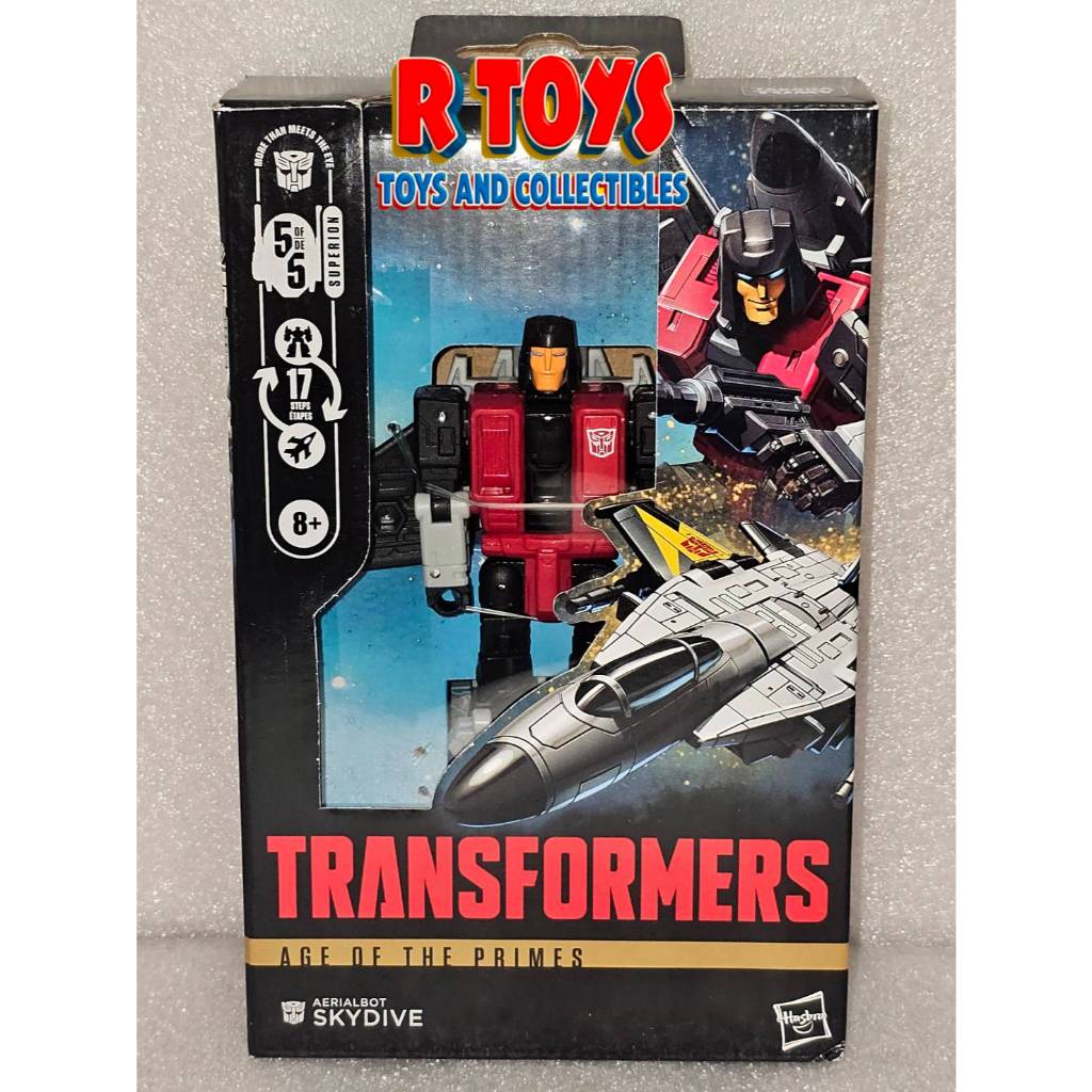 Transformers TF AOTP Sky Dive Age of the Primes Deluxe Class Aerialbot ...