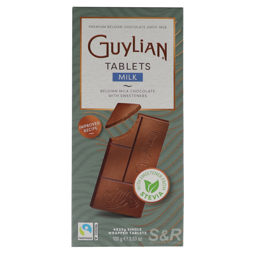 Guylian Tablets Belgian Milk Chocolate 100g | Shopee Philippines