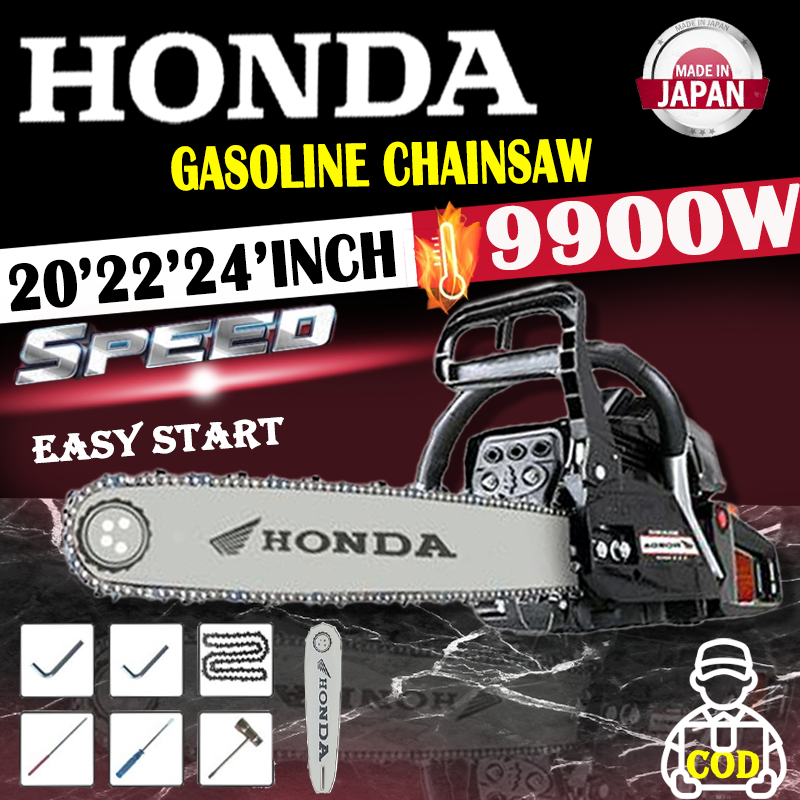Honda Gasoline Chainsaw With High Power 9900W Easy To Start Anti ...