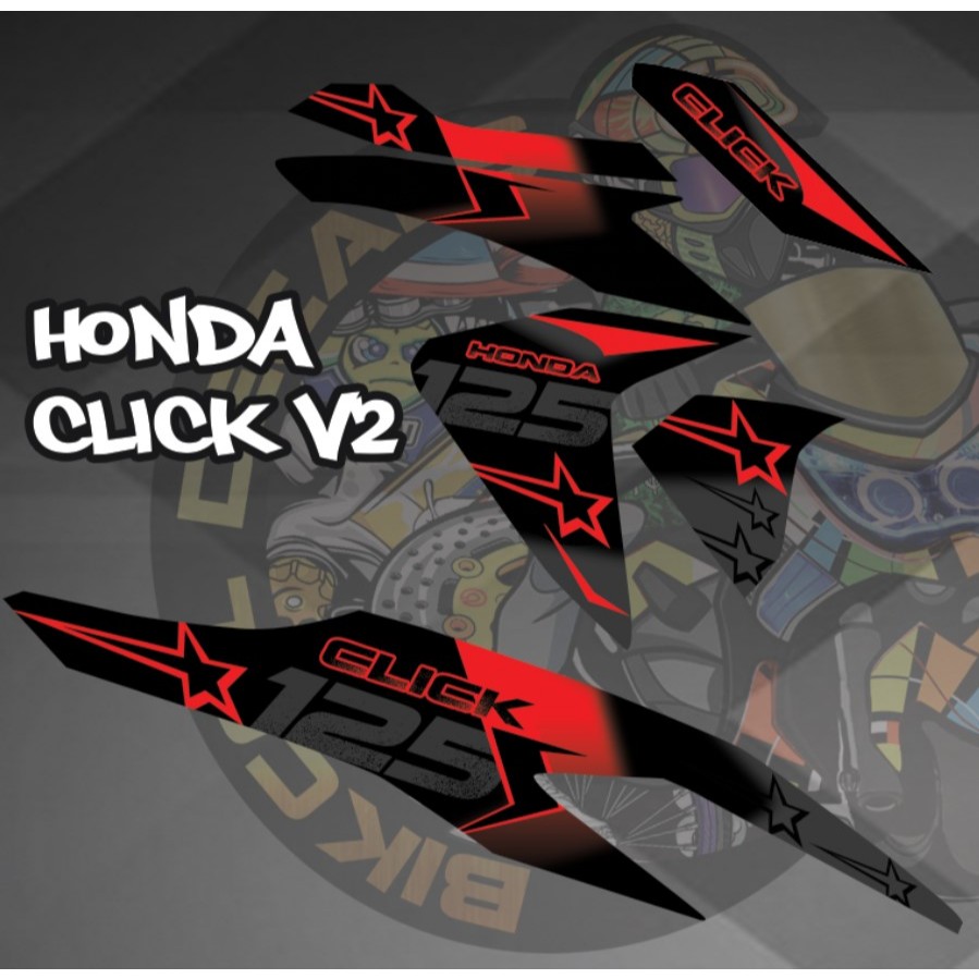 honda click v2 strip decals 9 star2 | Shopee Philippines