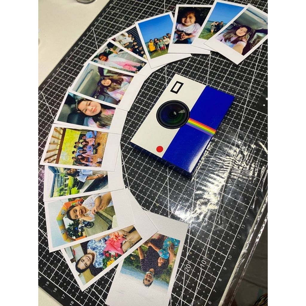 10pcs Personalized Polaroid Instax Inspired Photo Prints Mini | Shopee ...