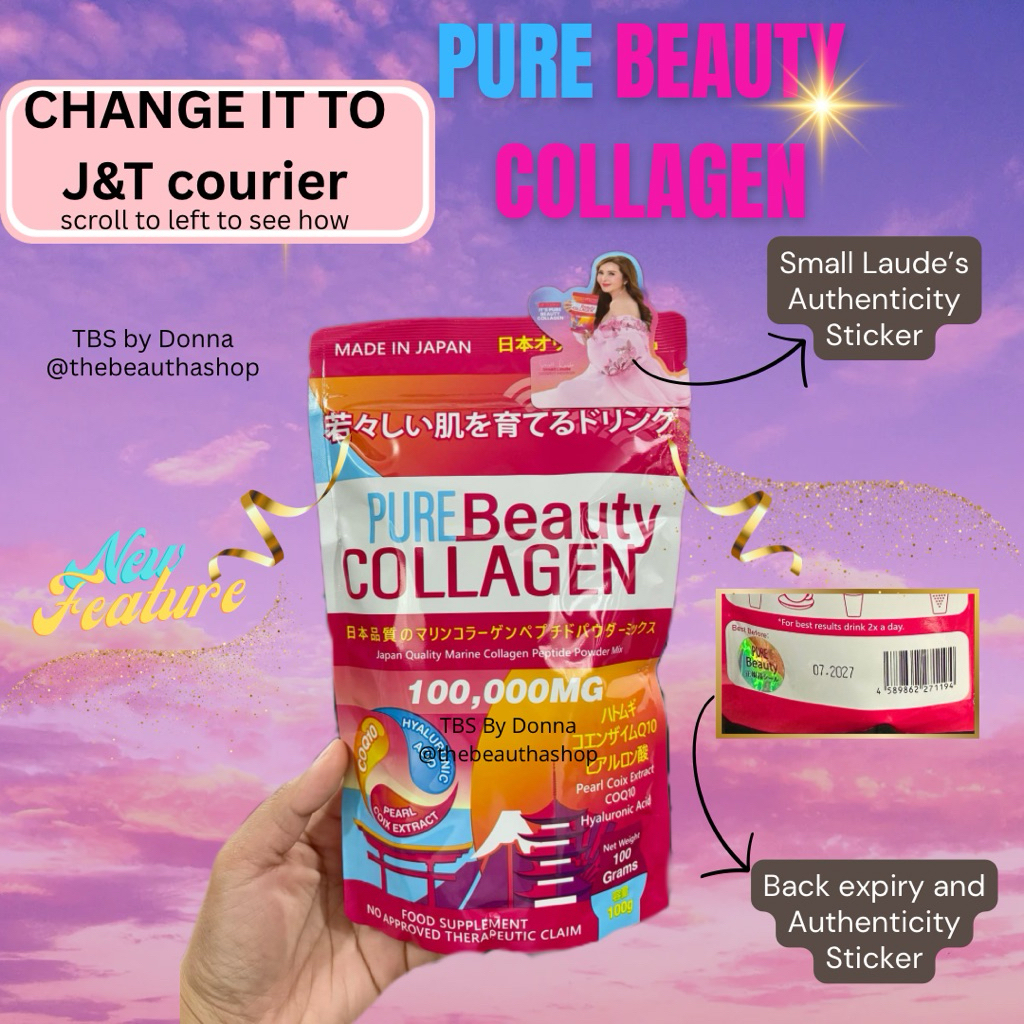FDA Safe PURE BEAUTY COLLAGEN PBC POWDER Made in Japan for men women ...