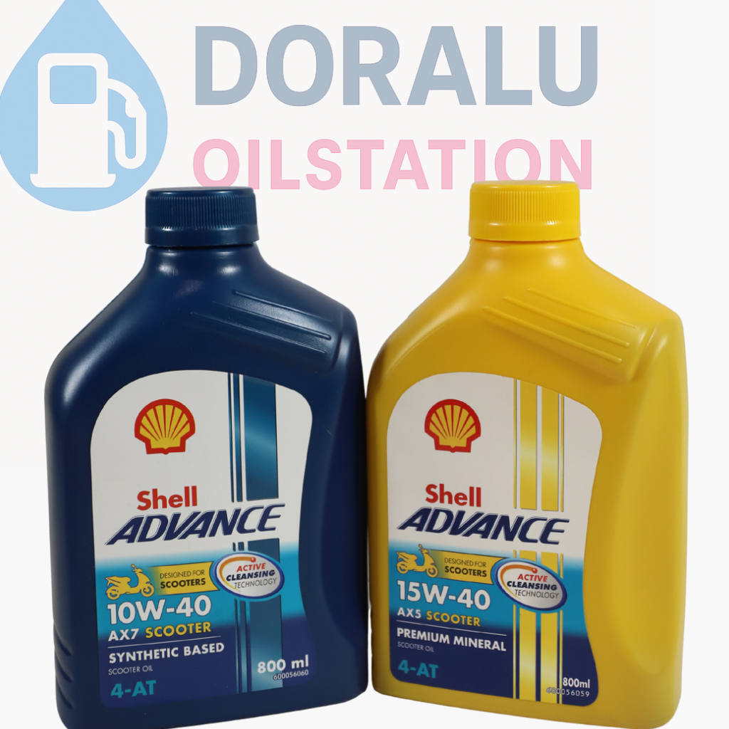 Shell Advance Scooter Automatic Transmission 10W-40 15W-40 Scooter ...
