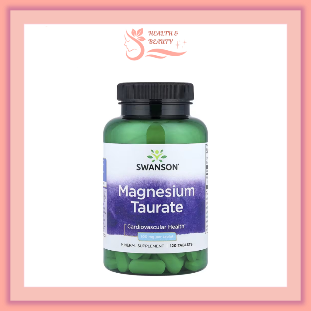 Health & Beauty | Swanson, Magnesium Taurate ( Cardiovascular Health ...