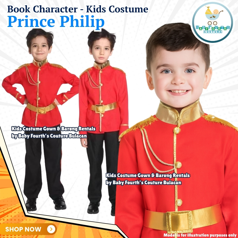 BFCM Book Character Movie Anime Prince Philip Costume for Kids for ...