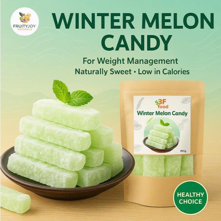 Winter Melon Candy Slice 3F FOOD | Natural Cooling Herbal Treat, Low ...