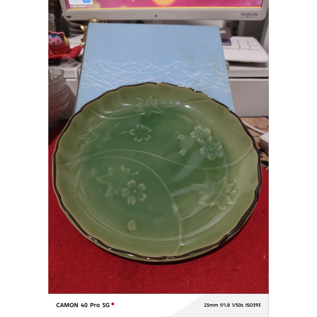 nice green cake plate | Shopee Philippines