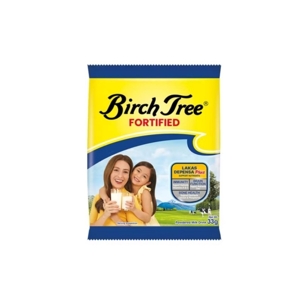 BIRCH TREE FORTIFIED POWDERED MILK 33G 1 SACHET | Shopee Philippines