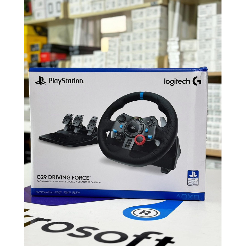 Logitech G29 Driving Force Racing Wheel and Floor Pedals | Shopee ...