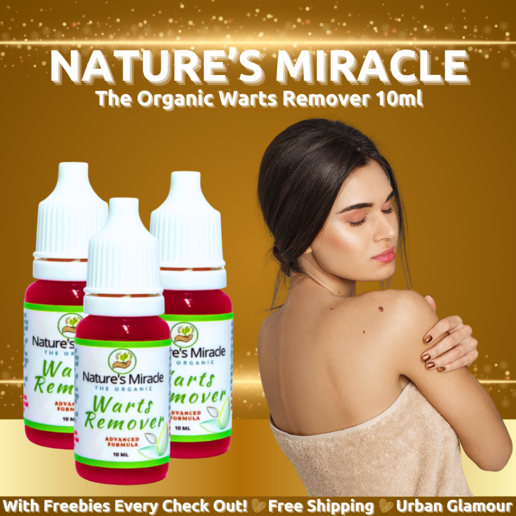 Nature’s Miracle Organic Warts Remover 10ml | Advanced Formula for Flat ...