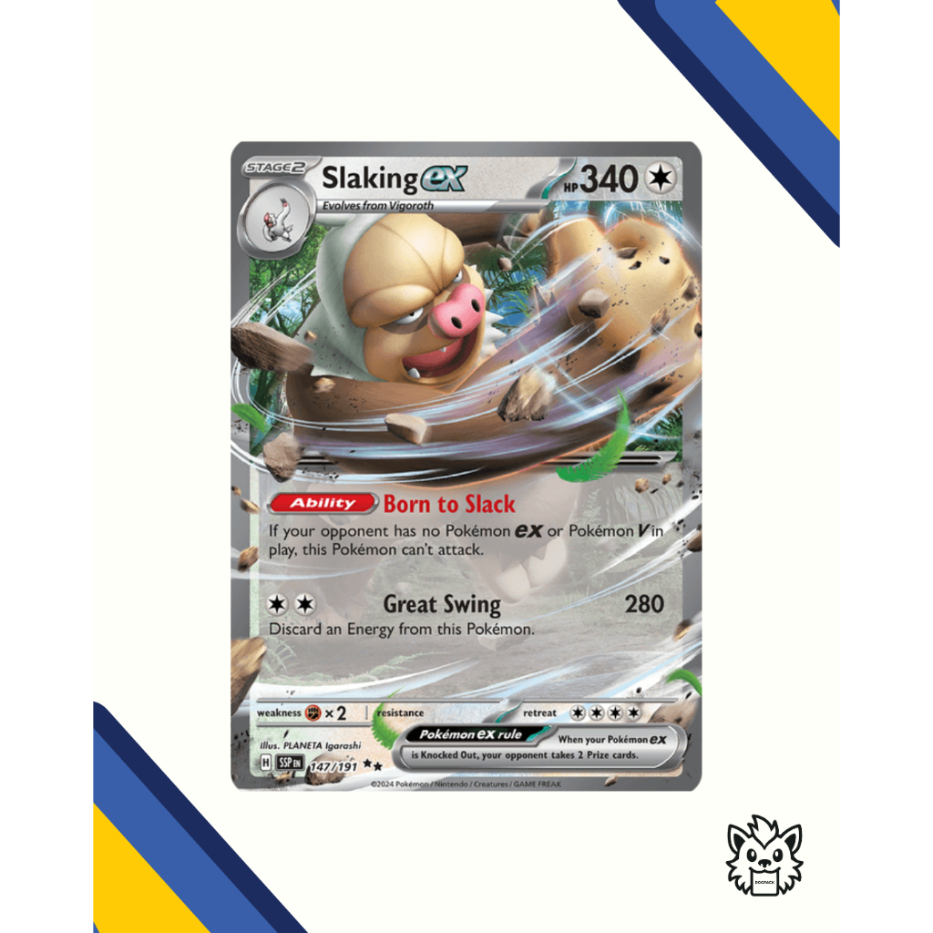 Pokemon TCG : Slaking EX - SSP 147/191 | Shopee Philippines